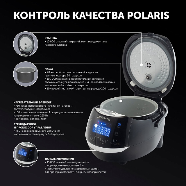 Мультиварка Polaris PMC 0530 Wi-Fi IQ Home : характеристики, отзывы ...